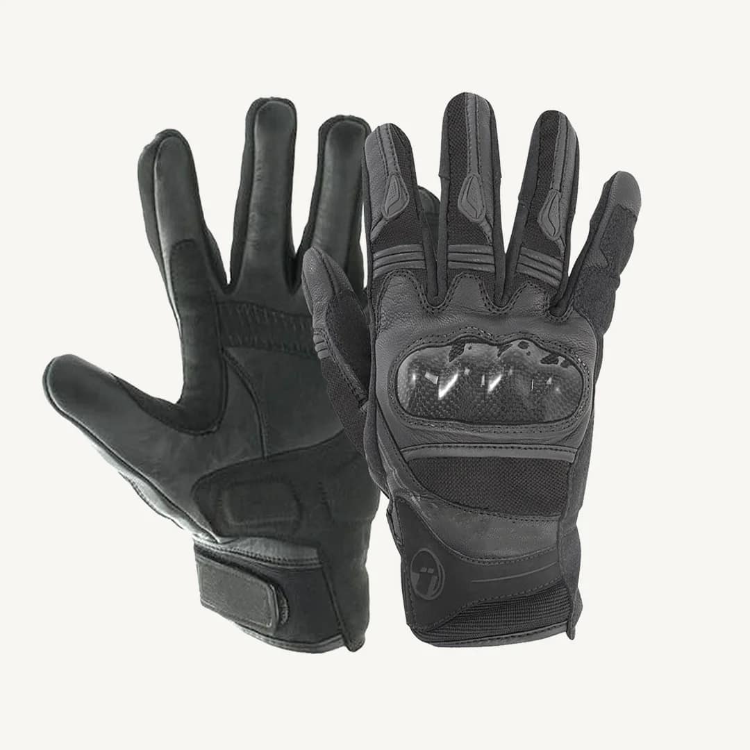 Biker Gloves - Hard Shell Knuckles - Hilton Enterprises